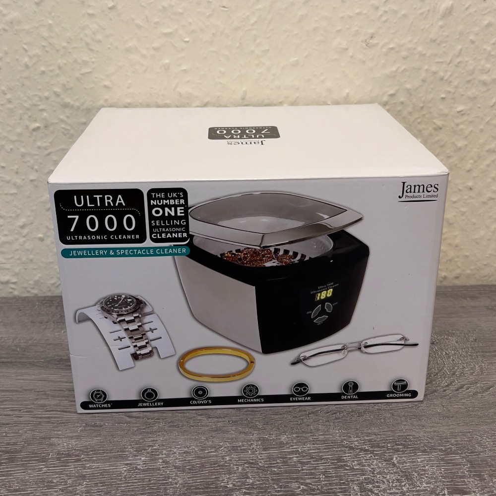 Like New JAMES ULTRA 7000 ULTRASONIC JEWELLERY CLEANER - Own4Less